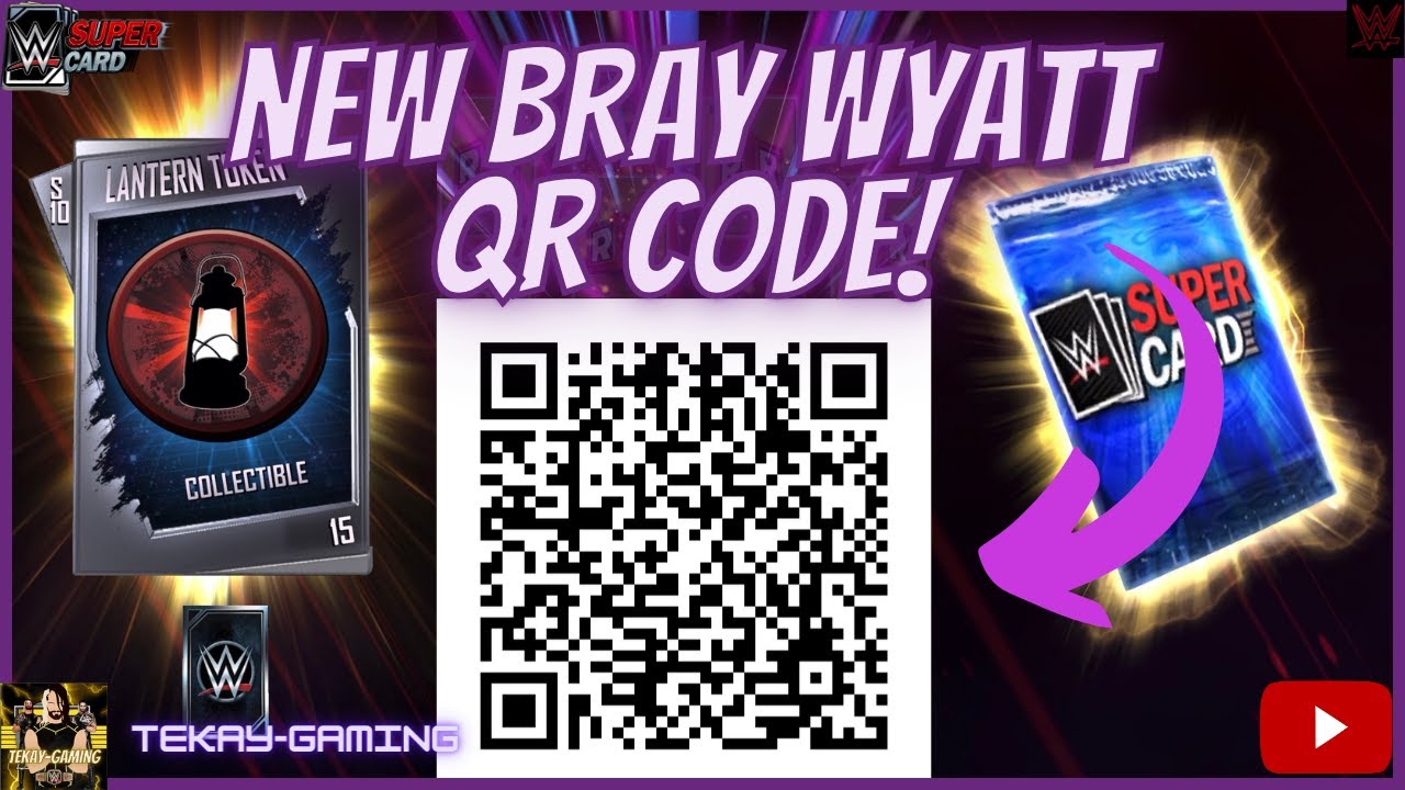 NEW BRAY WYATT QR CODE! WWE Supercard S10 - YouTube