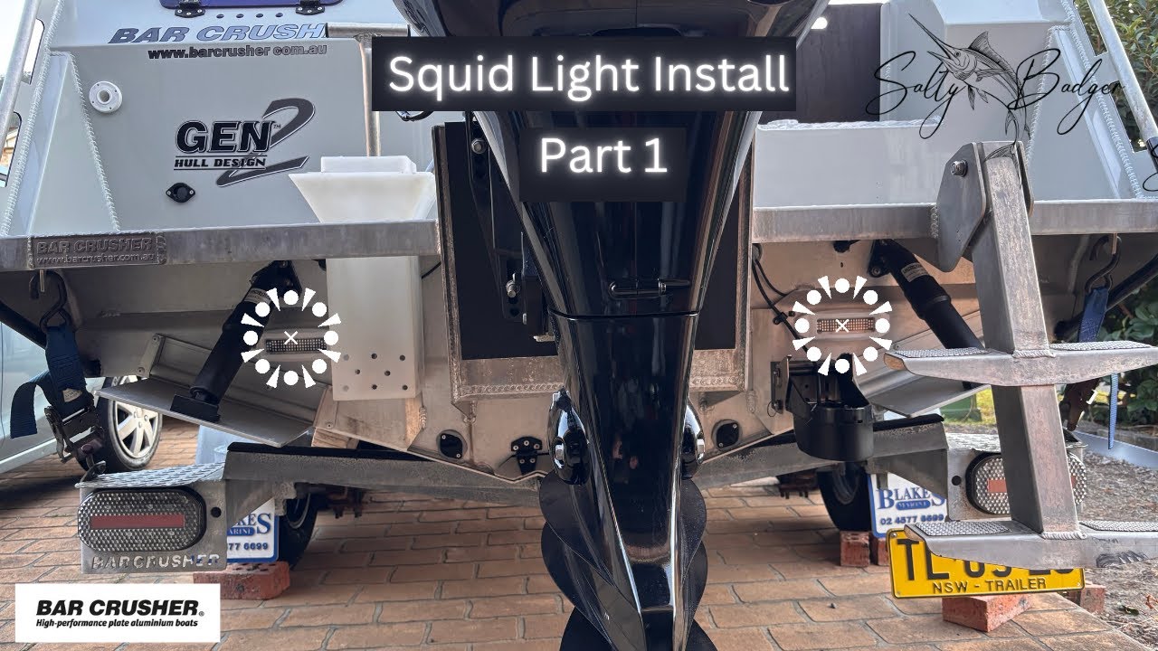 Hook More Squid at Night! DIY Green LED Rear Lights for Your Boat - YouTube