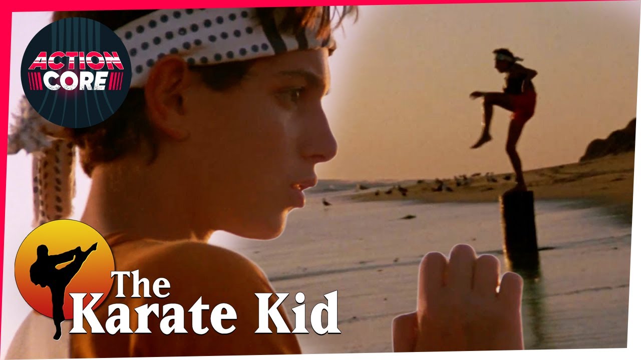 🥋 Daniel Practices MASTERING the Crane Kick 🔥 | The Karate Kid | The ...