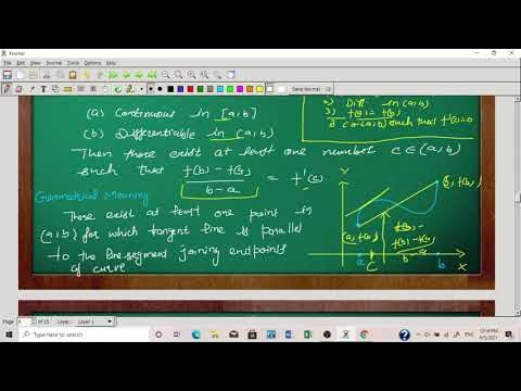 Lagrange's Mean Value Theorem - YouTube