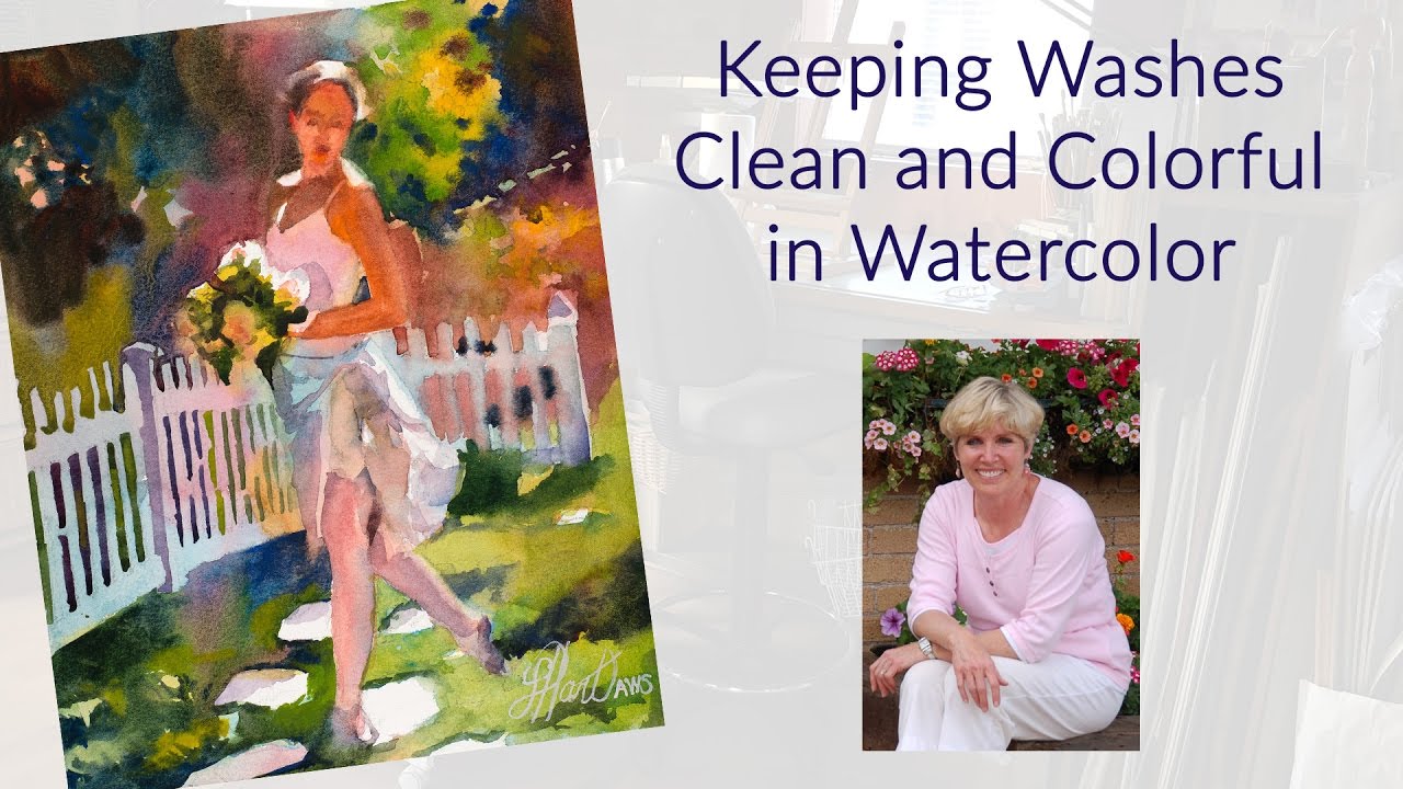 Keeping Washes Clean and Colorful in Watercolor - YouTube