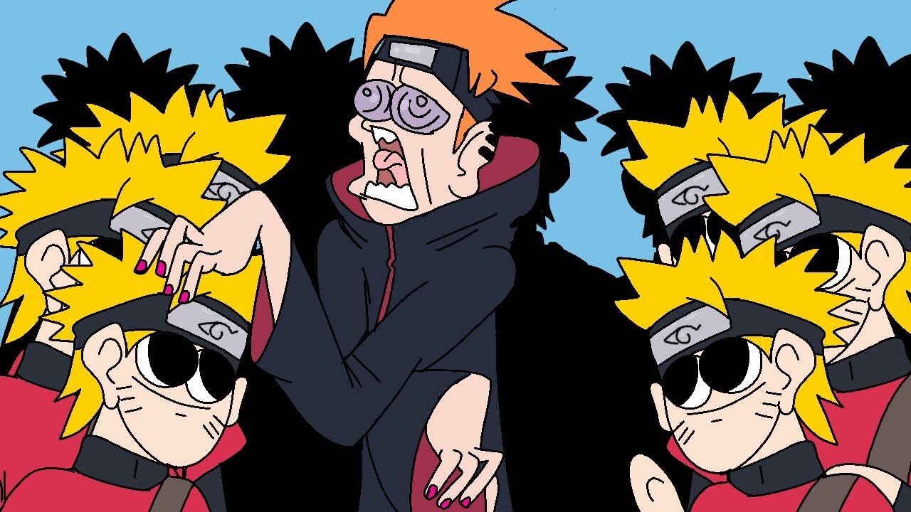 Naruto vs Pain / Naruto Shippoop /Naruto Parody - YouTube