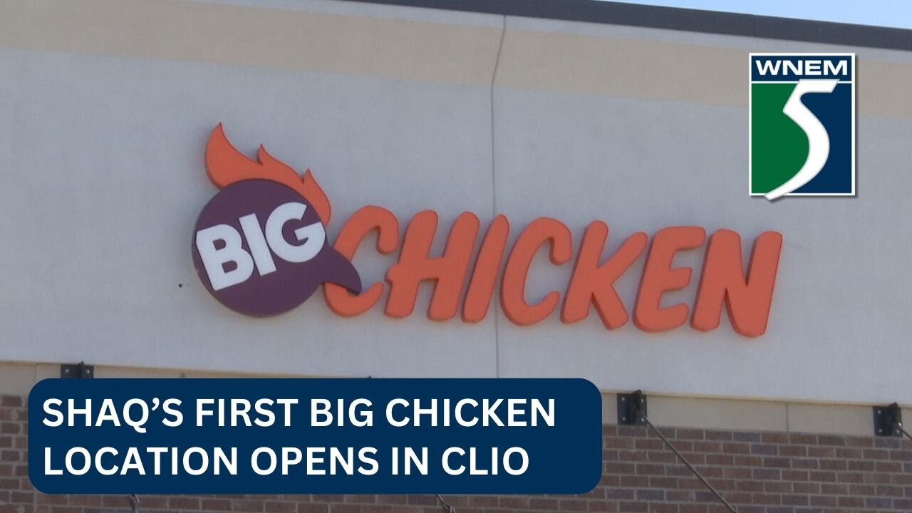 Shaq’s first Big Chicken restaurant opens in the state - YouTube