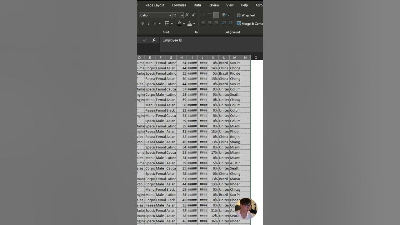 Excel Tip 2 | How to properly format Column Width - YouTube
