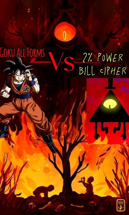 Goku All Forms Vs Bill Cipher 2% Power #god #GodofChaos #billcipher # ...