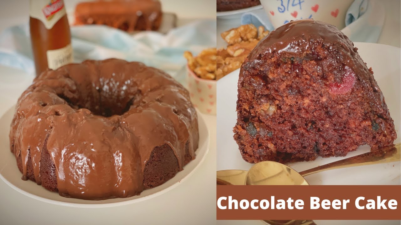 Beer Cake Recipe | Chocolate Beer Cake | Booze Cake Recipe | Beer Cake ...