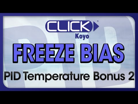 CLICK PID Tutorial Videos Bonus 2 - Freeze Bias from AutomationDirect