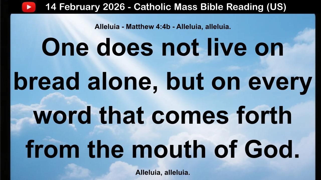 14 February 2026 Catholic Mass Bible Reading (US) - YouTube