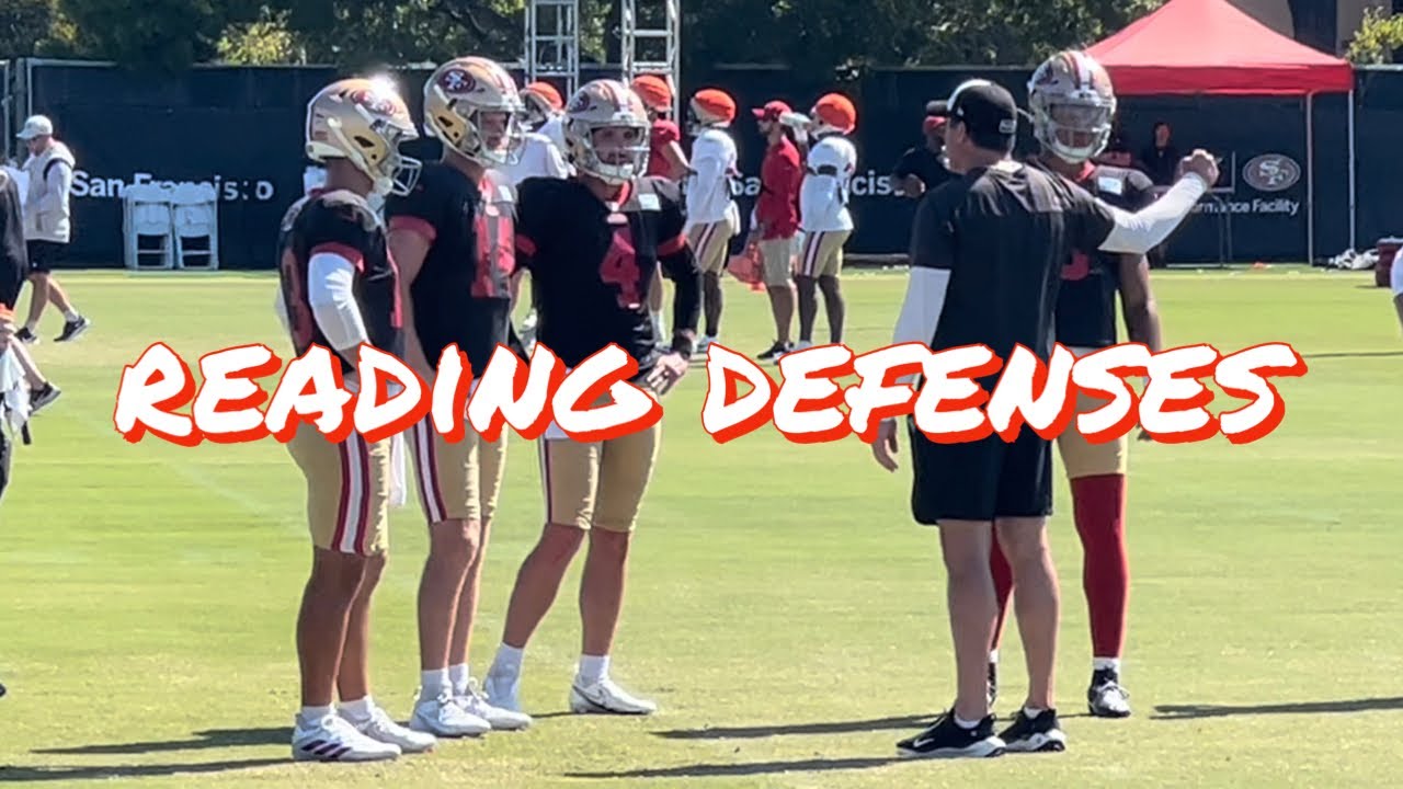 The 49ers Quarterbacks Practice Reading Defenses on Day 11 of Training ...