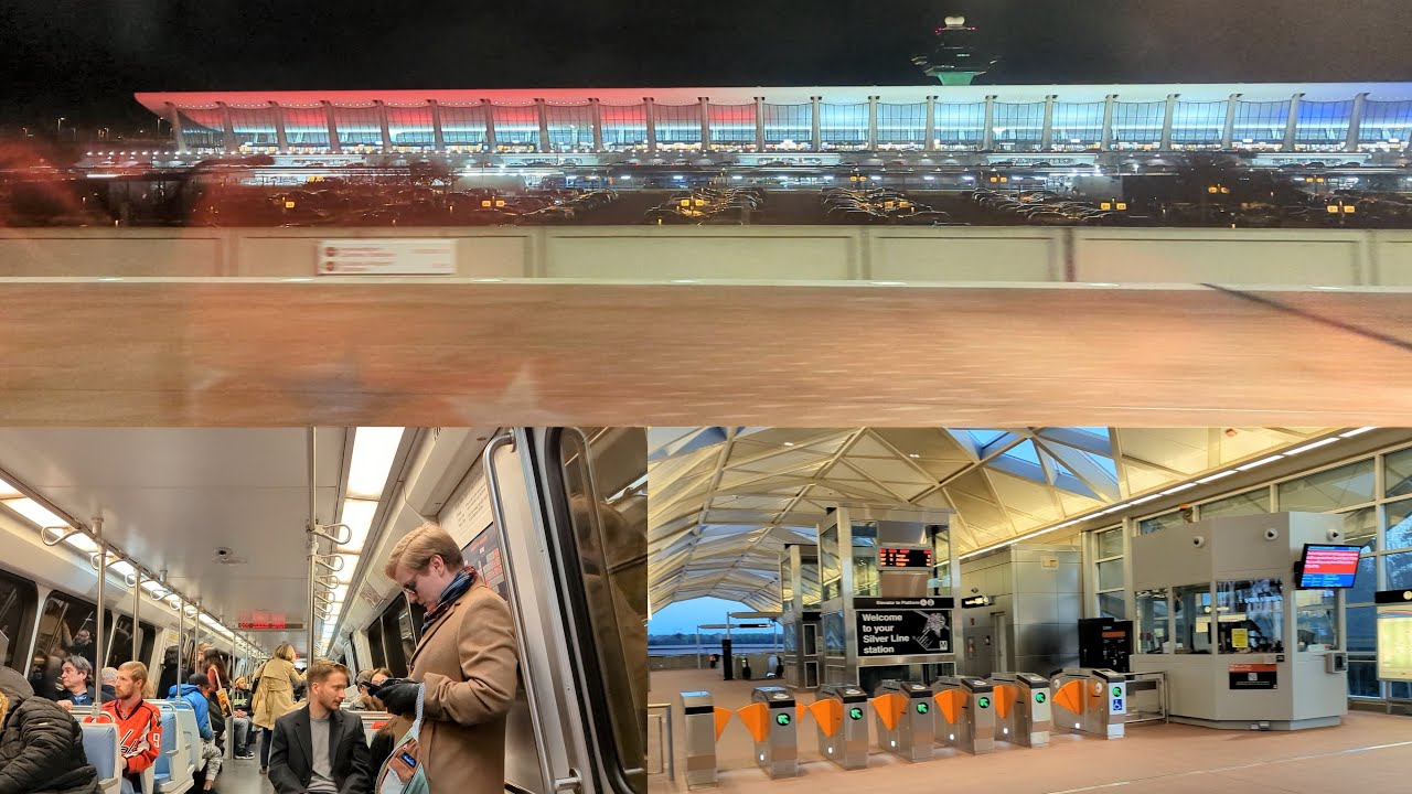 Using the Silver Line from Dulles Airport to Downtown DC, Metro Center ...