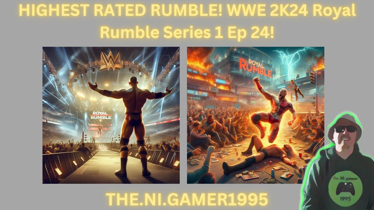 HIGHEST RATED RUMBLE! WWE 2K24 Royal Rumble Series 1 Ep 24! Highest ...