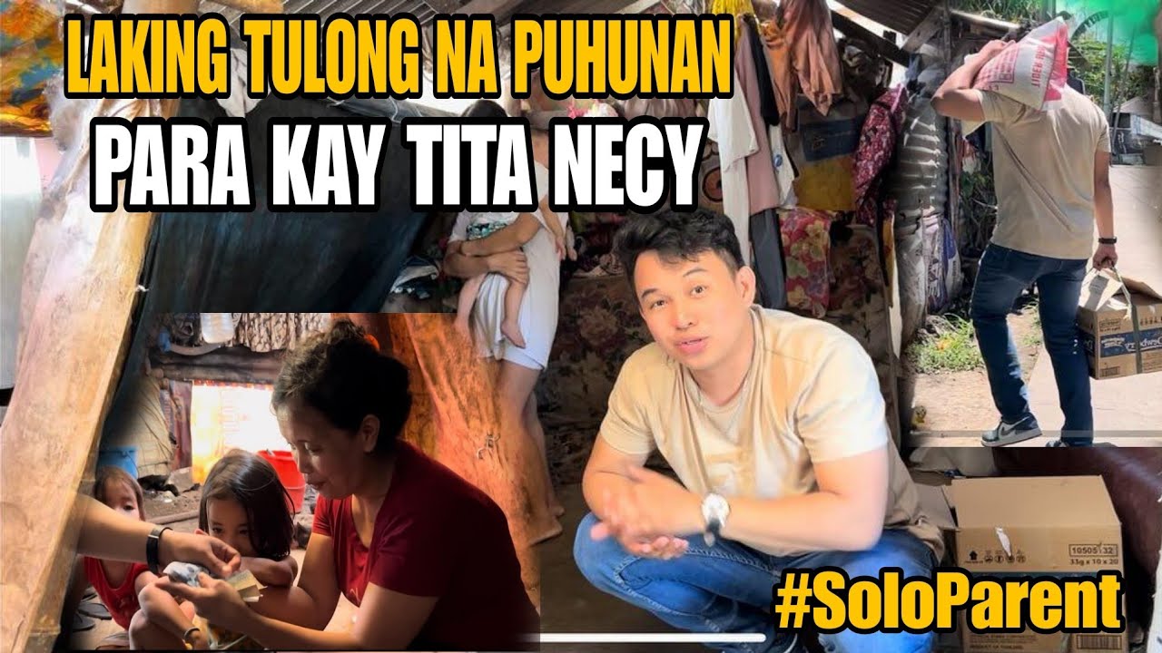 SOLO PARENT NA SI TITA NECY, MASAYA SA NATANGGAP NA PUHUNAN | TEAM KALINGAP - YouTube