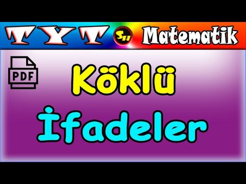 Köklü İfadeler + (PDF) TYT Matematik