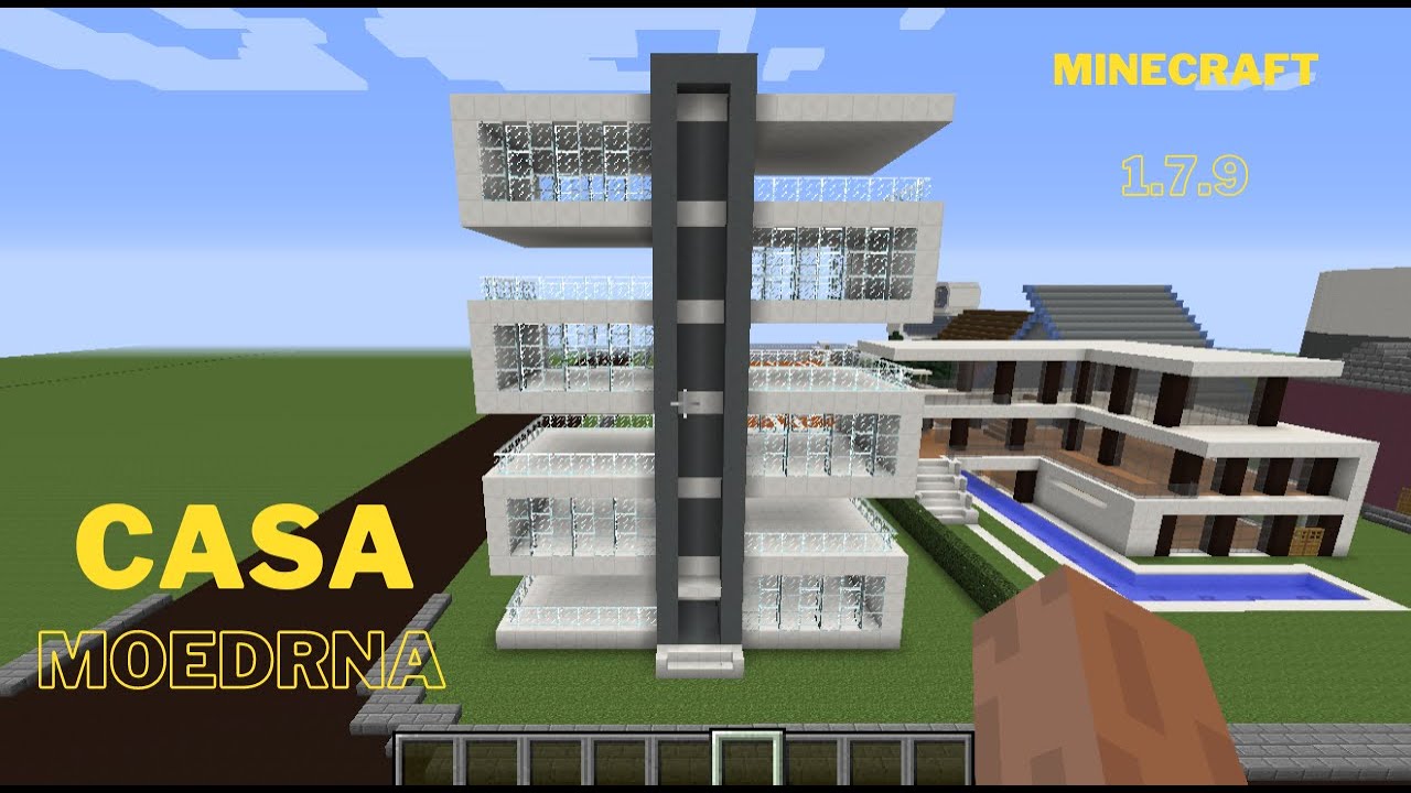 MINECRAFT 1,7,9 DEPARTAMENTO DE 6 PISOS MODERNO - YouTube