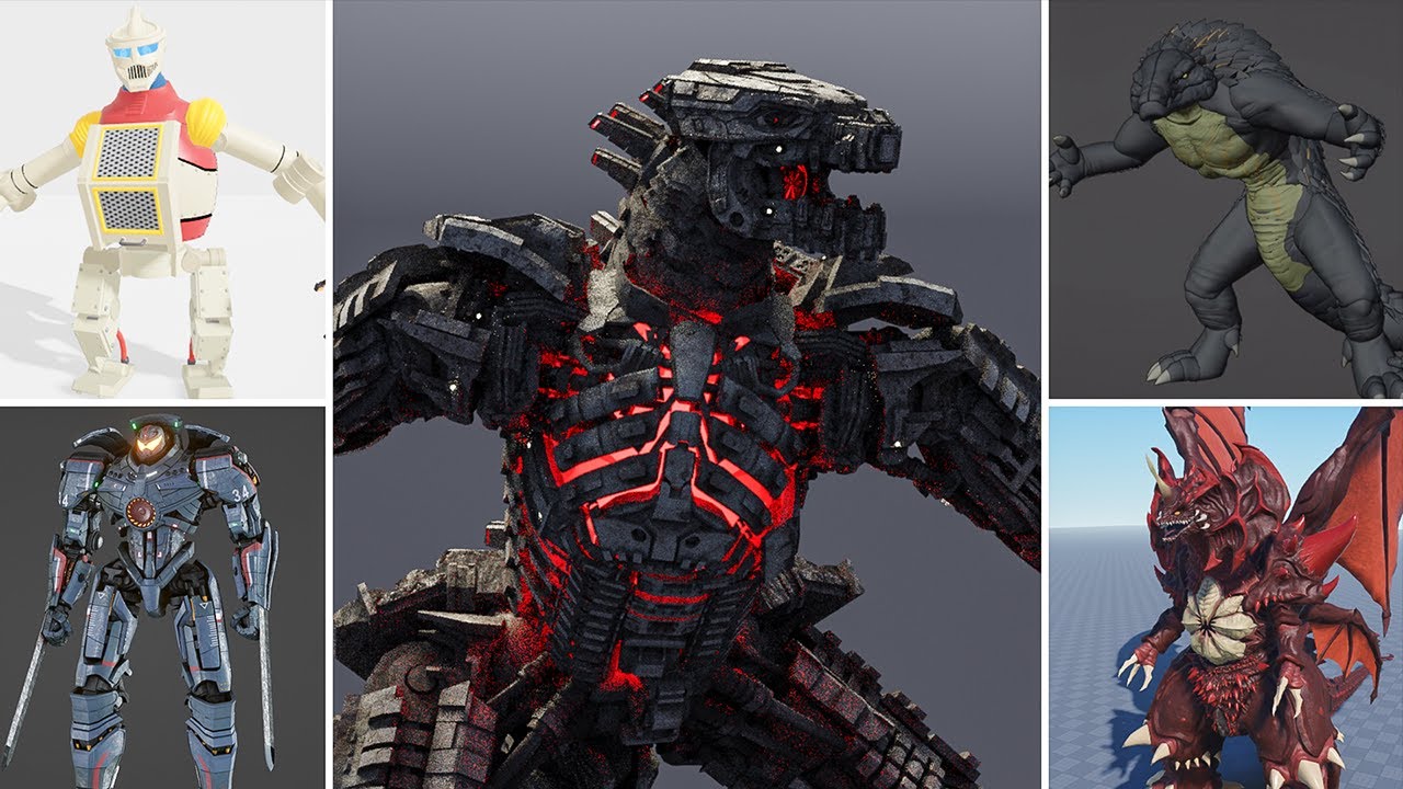 MECHAGODZILLA REMODEL and More! Explore New Kaiju Models! | Kaiju ...