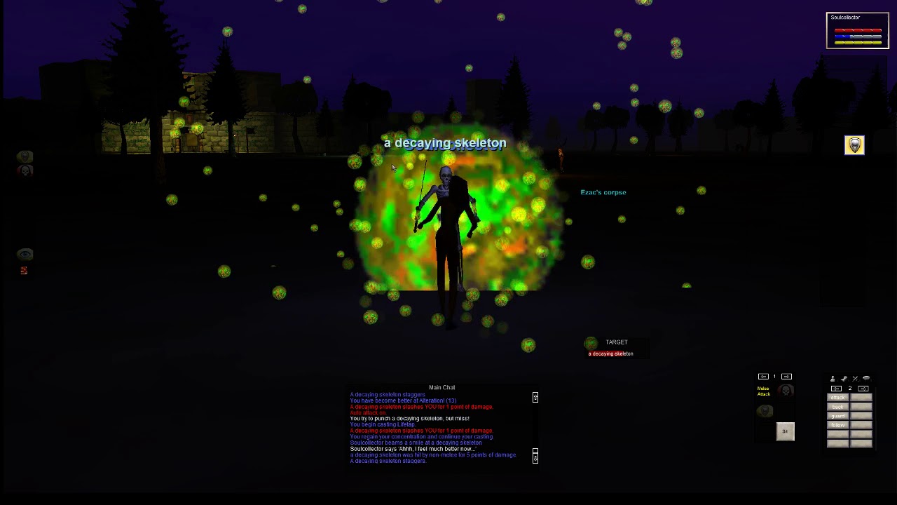 Everquest p99 green beta server human necro pt2 - YouTube