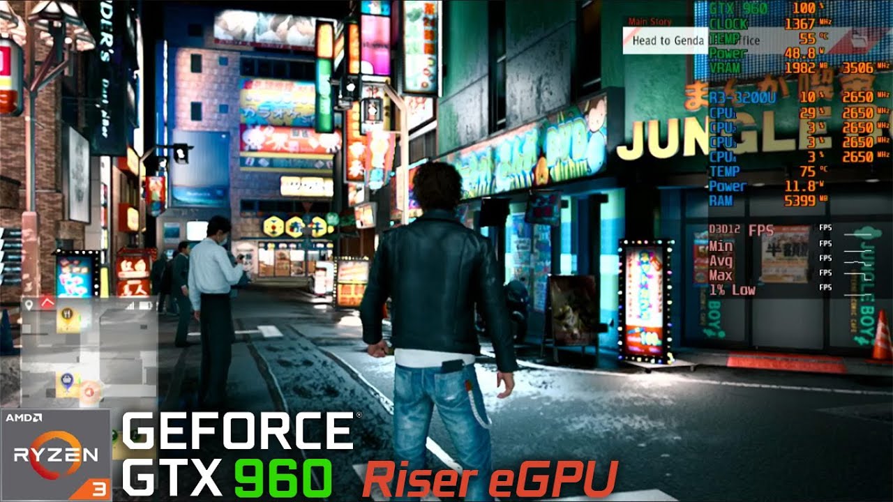 Judgment | Ryzen 3 3200U + GTX 960 | Riser eGPU - YouTube