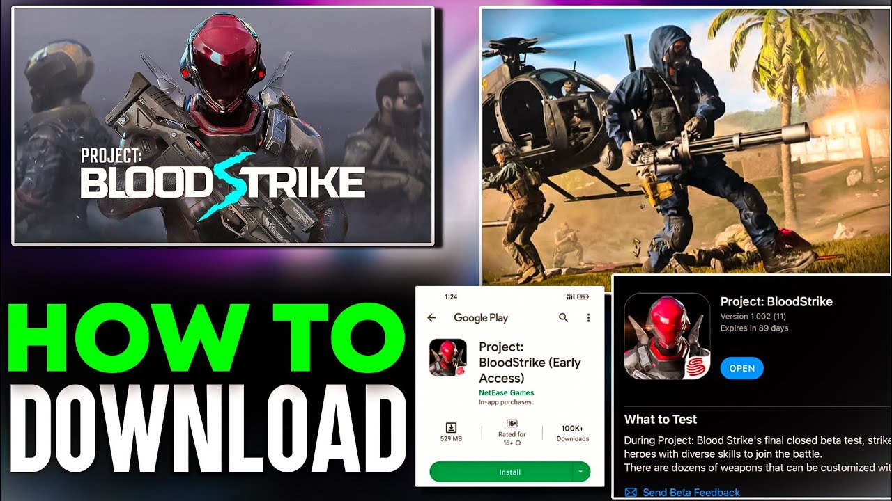 How To Download Project Bloodstrike Beta Version | Android / Ios - YouTube