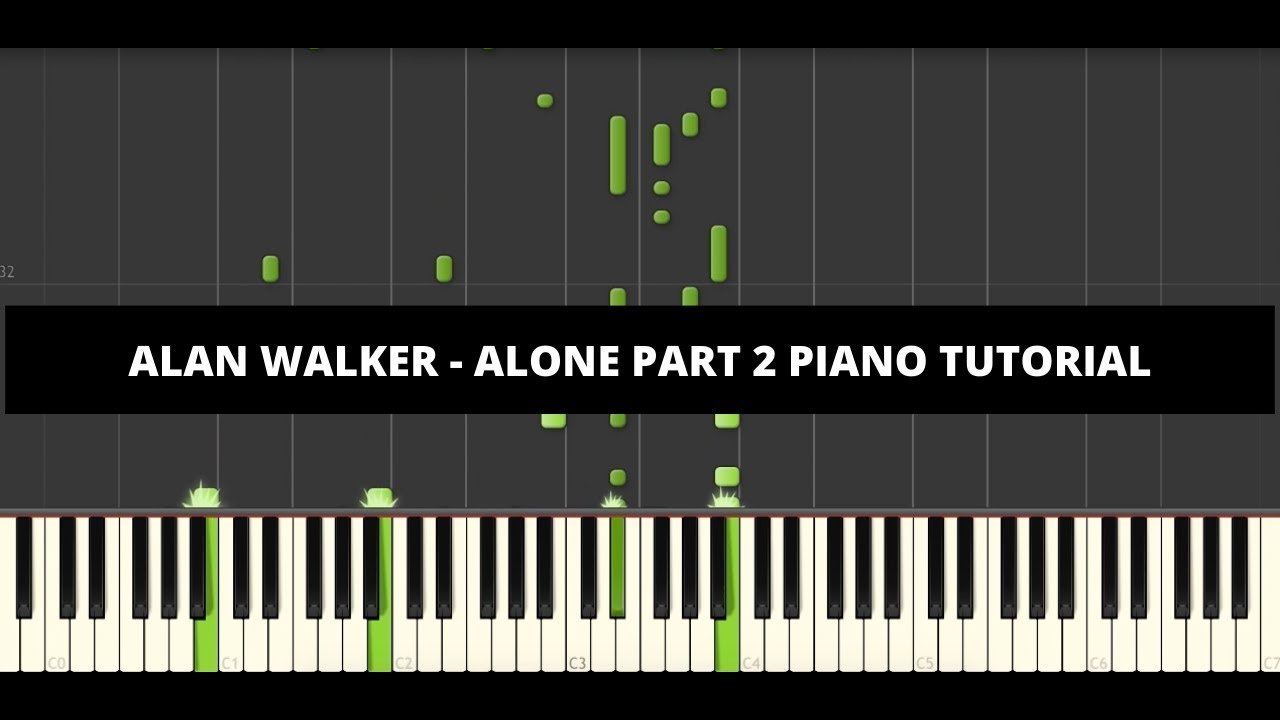 Alan Walker & Ava Max - Alone, Pt II (Piano Tutorial & Cover) - YouTube