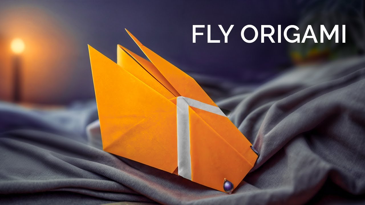 Fly Origami Tutorial Create an Insect with Paper Step by Step Guide ...