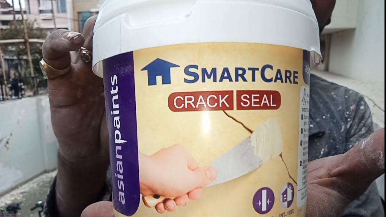 Crack seal Asian Paint smartcare crack seal gaffartech - YouTube