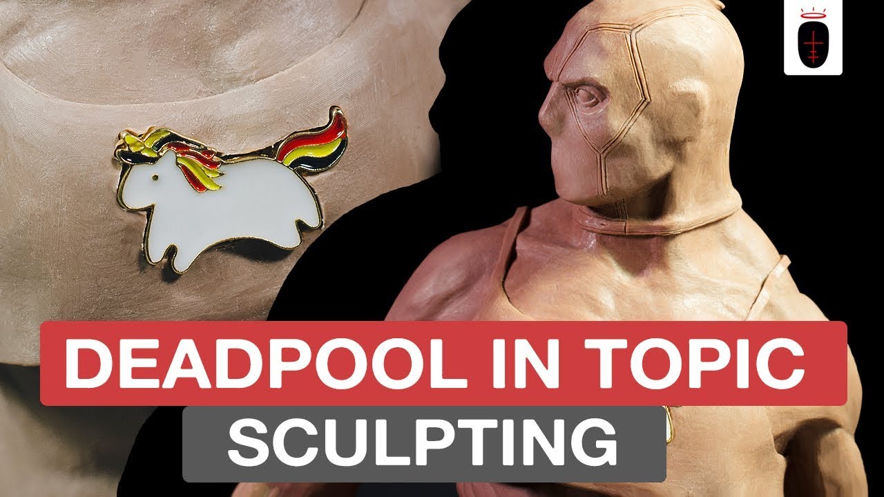 Deadpool sculpting tutorial, Wade Wilson, in clay. - YouTube