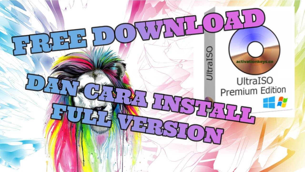Ultra ISO 9.7.2 Full Version | Download & cara install | PC - YouTube