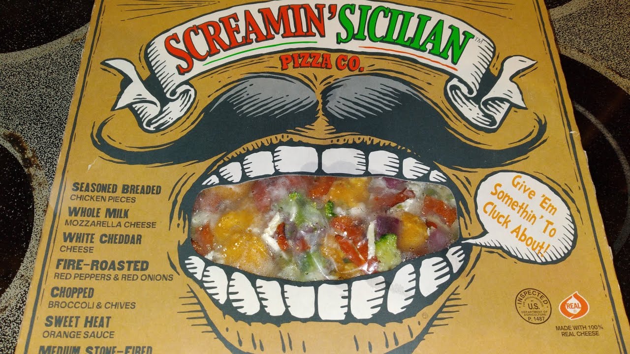 Screamin' Sicilian Pizza Co. Frozen Pizza Review & Taste Test Orange ...