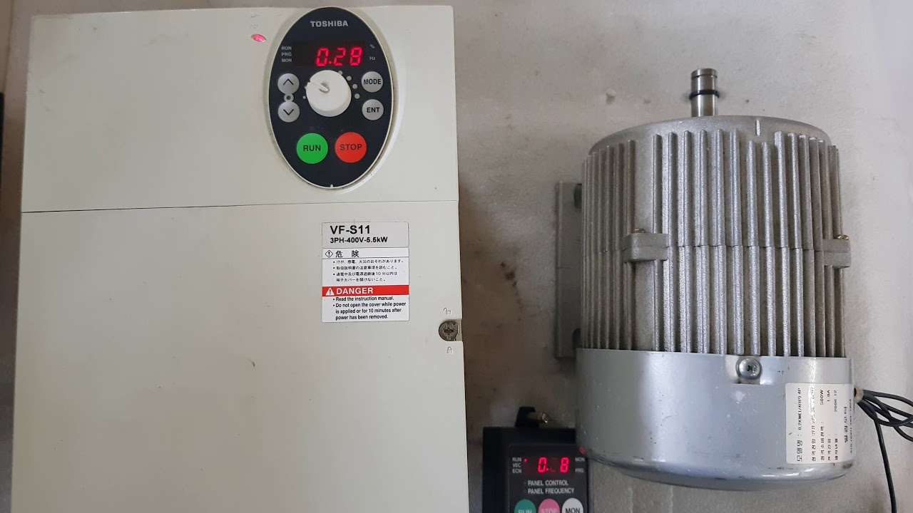 Toshiba VF S11 3PH-400V-5.5KW - YouTube