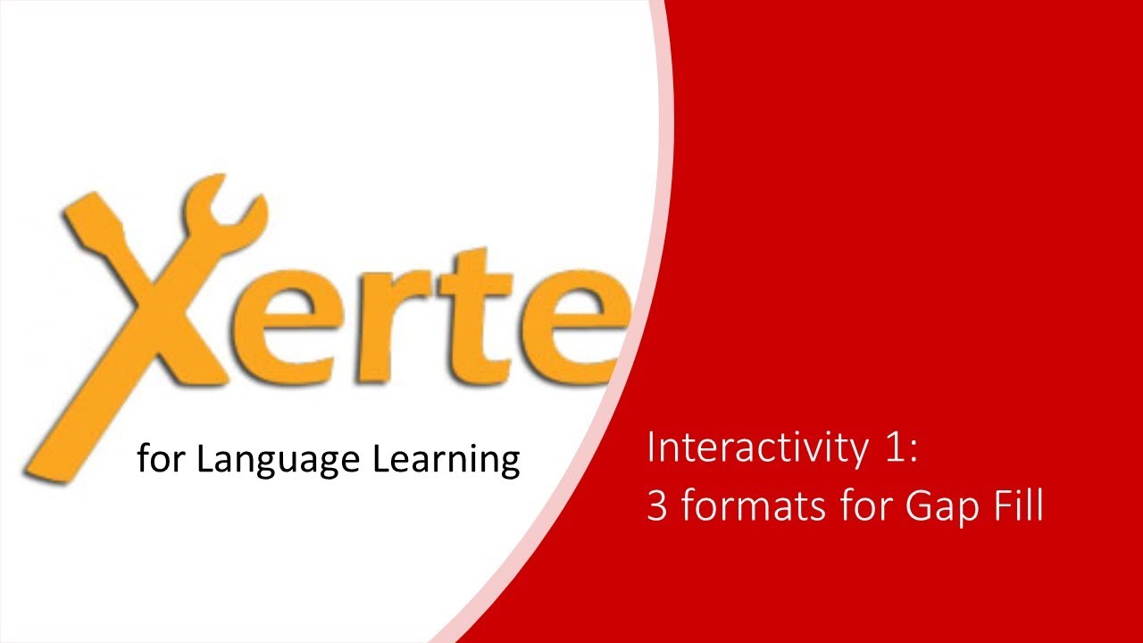 Xerte - 3 formats for Gap Fill - YouTube