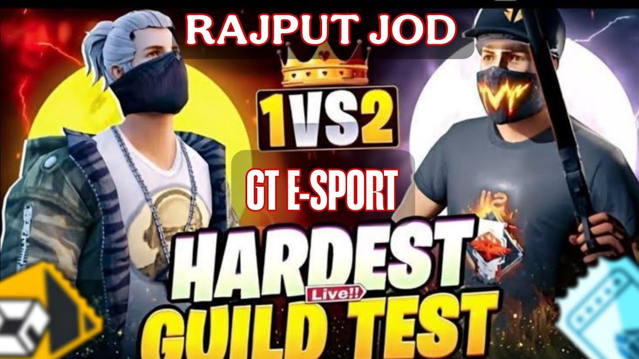 RAJPUT JOD 2M is live! Gt eSports guild teste hard 1 vs 4 @rajputjod2m ...