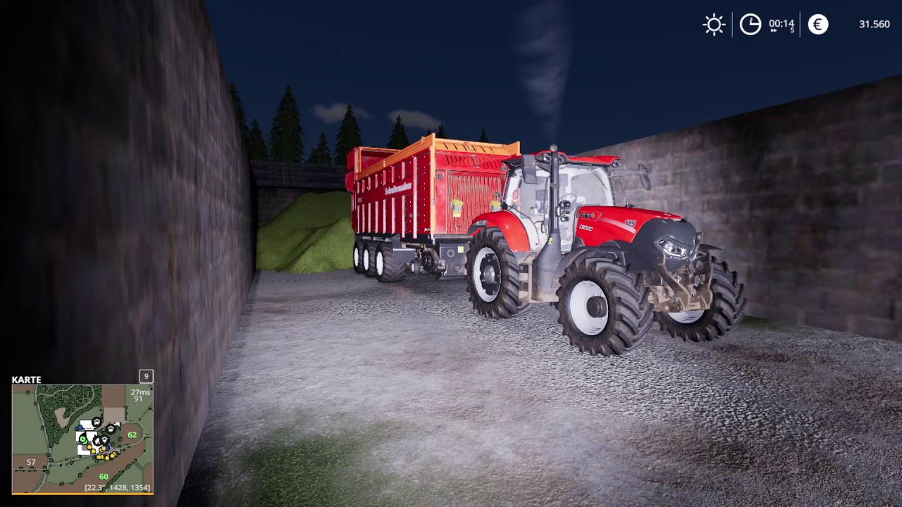 Ls 19 Silage Fahren und Walzen mit einem kleinen Fail - YouTube