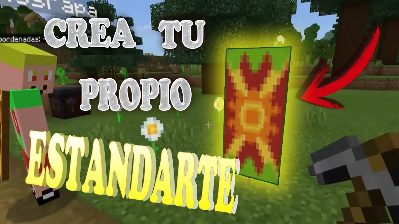 🎨 Cómo Usar un TELAR en Minecraft (Loom) - ⚡️ Cómo HACER un ESTANDARTE ...