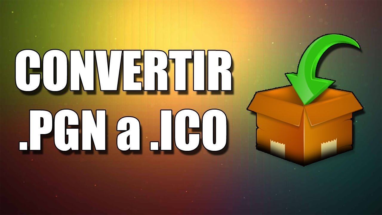 Tutorial - Como convertir imágenes PNG a ICO - YouTube