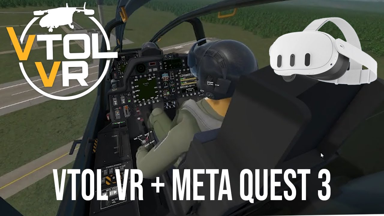 VTOL VR : Test Quest 3 + AH-94 - YouTube