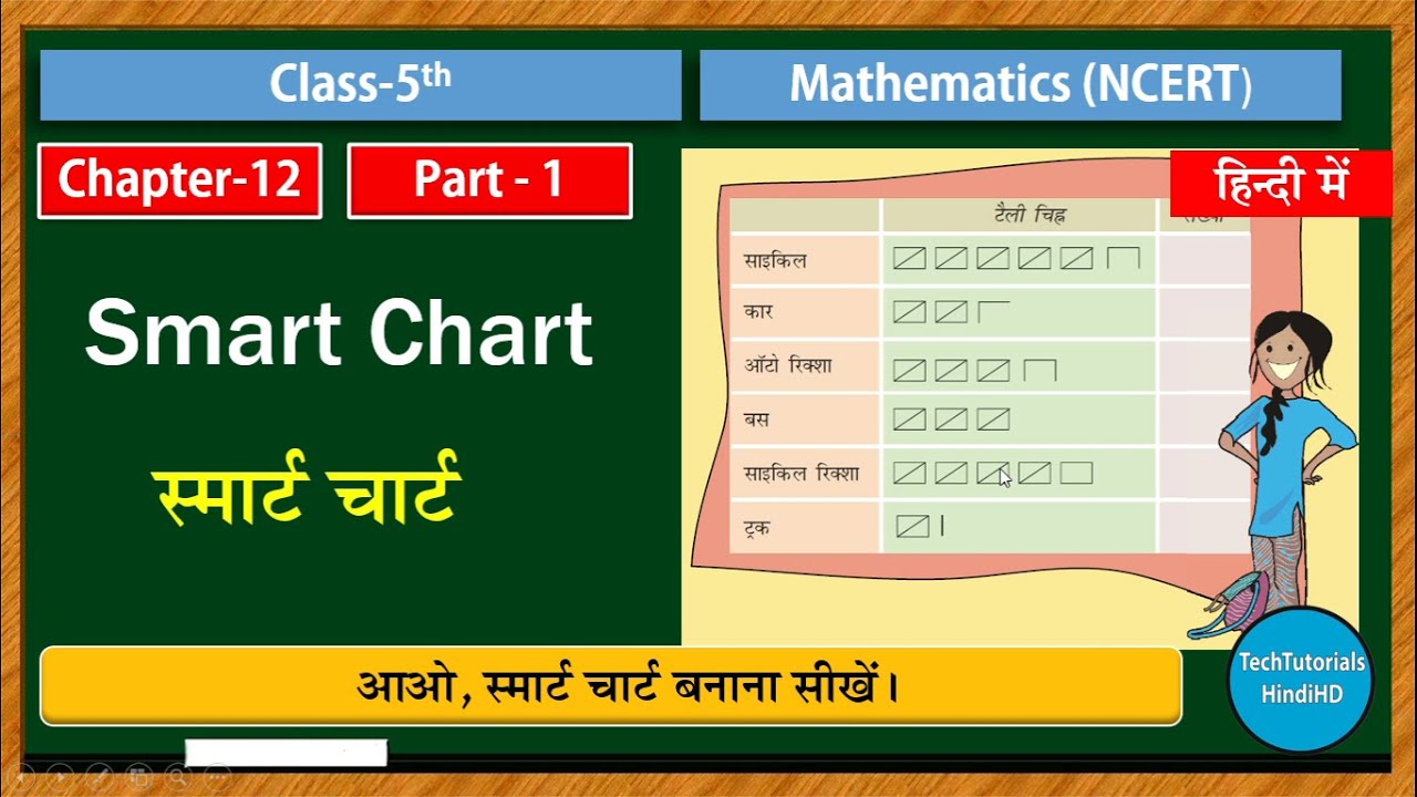 Smart Chart | स्मार्ट चार्ट | Class 5 | Chapter 12 | Tally marks | Pie ...