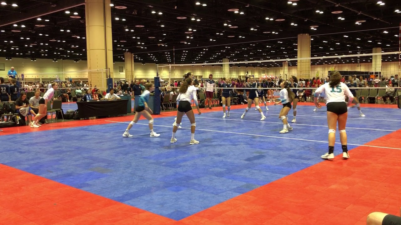 Grace Kiser #13 OH 2021 St Pete Volleyball U16 Teal - YouTube