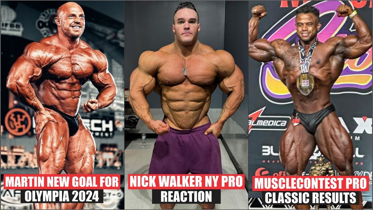 Musclecontest Sao Paulo Results | Nick Walker NY Pro Reaction | Martin ...