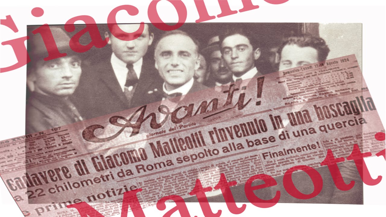 1924 - Il discorso di Matteotti dal film "il Delitto Matteotti" - YouTube
