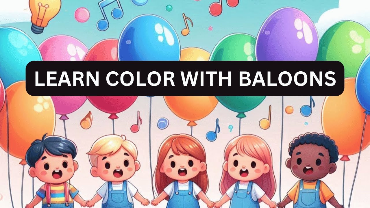 Learn Colors with Balloons 🎈 | Fun and Easy Color Learning for Toddlers ...