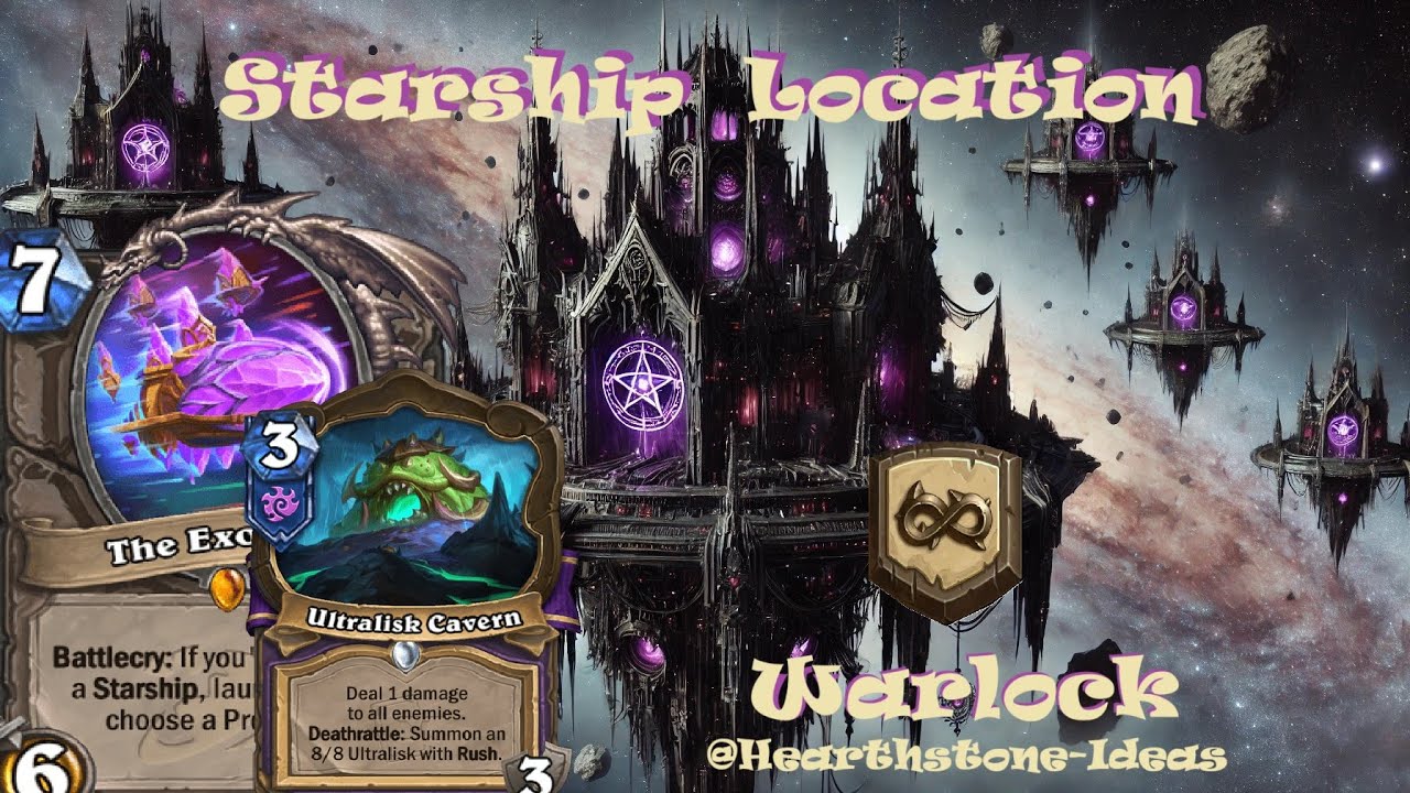 StarShip Location - Warlock - Hearthstone Gameplay 2025 - YouTube