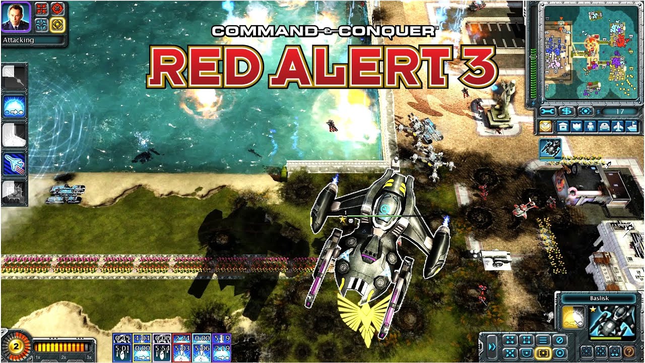 Command and Conquer Red Alert 3 Science MOD Allies Vs Future Tech ...