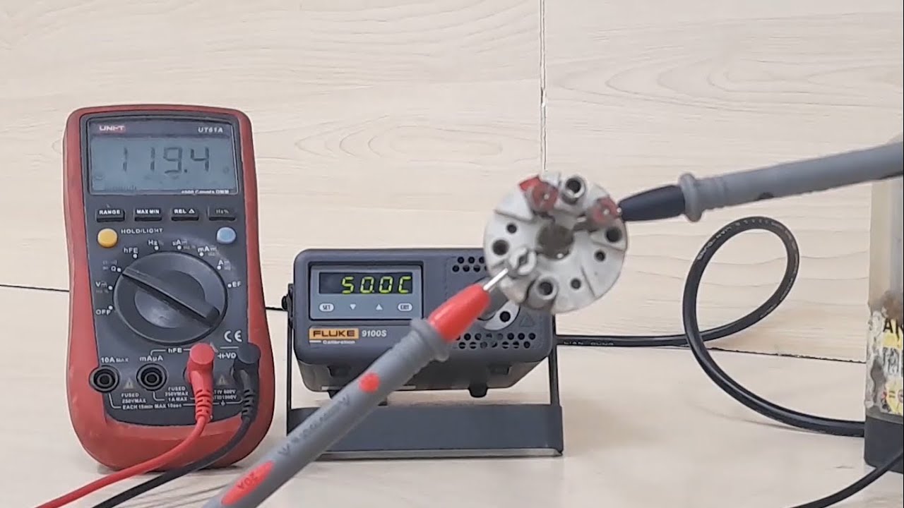 How to check PT100 RTD with Temp bath - YouTube