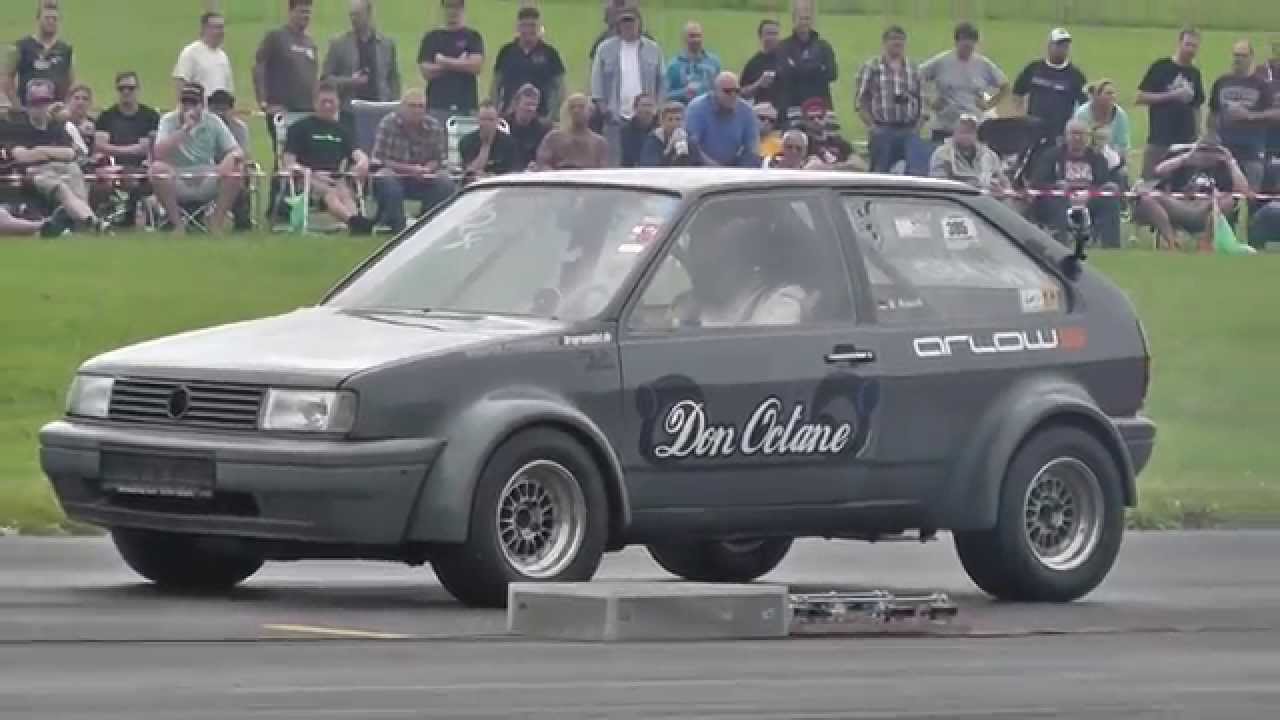 VW Polo VR6 Turbo quartermile - YouTube