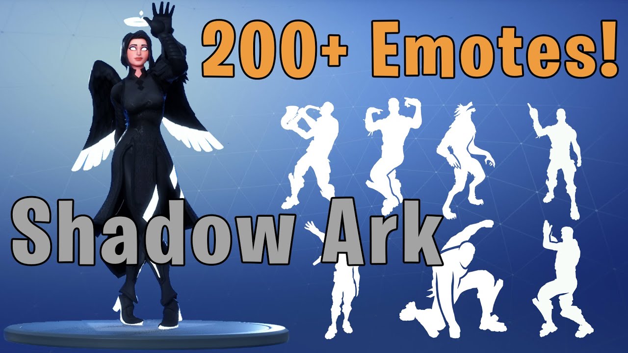 Shadow Ark Showcasing 200+ Emotes | Fortnite Emotes - YouTube