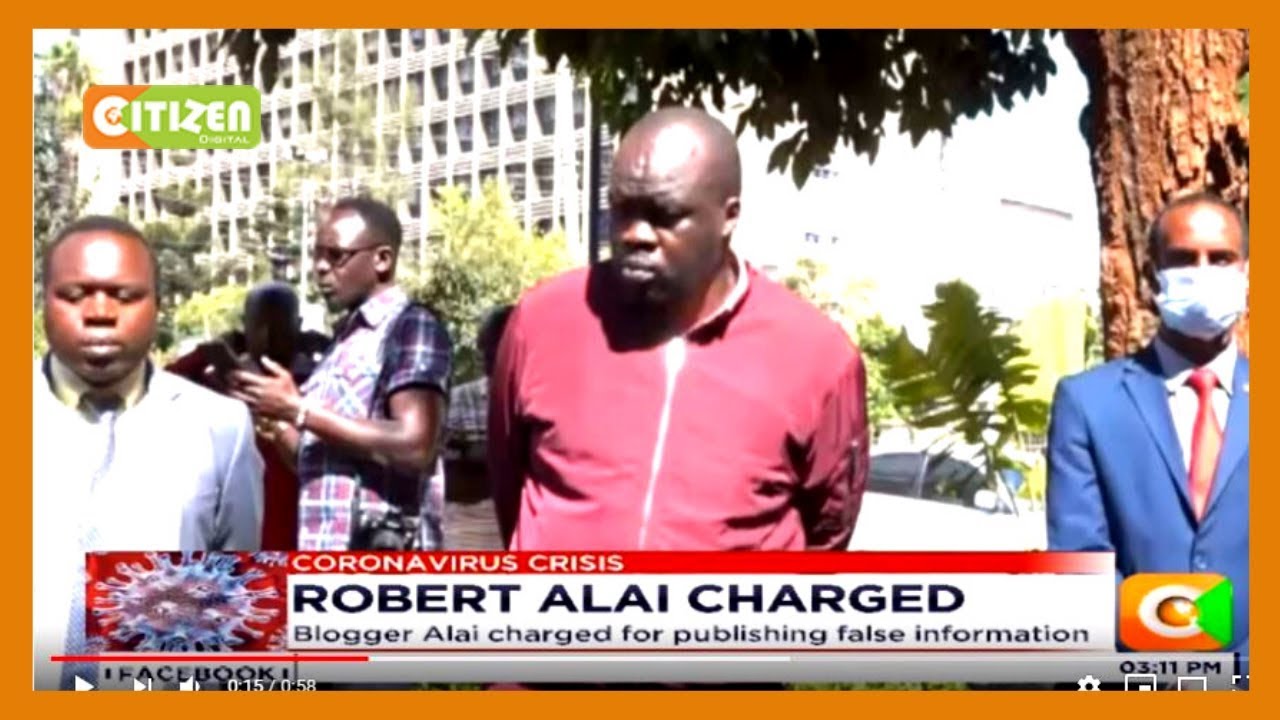Blogger Robert Alai charged for publishing false information - YouTube