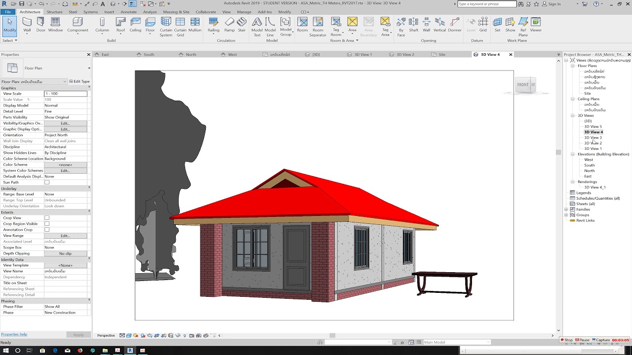 ສອນ Auto Revit_01 ແນະນຳໂປຣແກຣມ ແລະ ການສອນ - YouTube