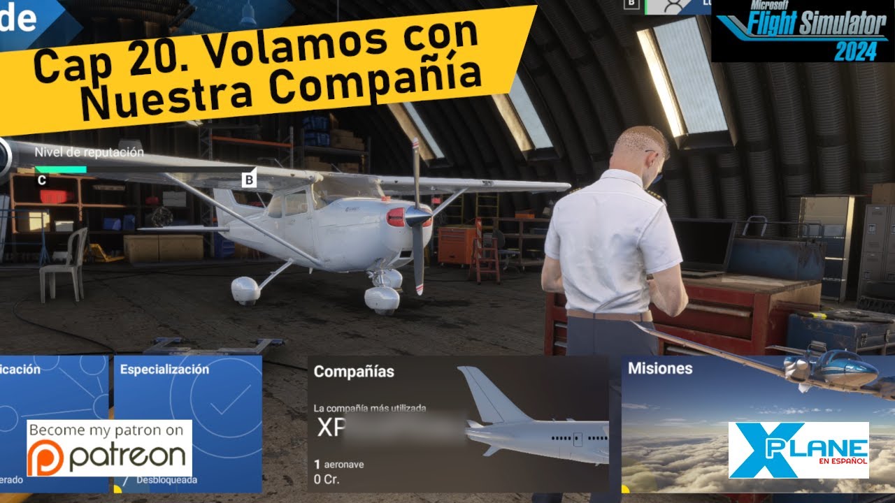 FS2024 | Cap. 20 | Volando en nuestra Propia Compañía !!! y en SIMFLY ...