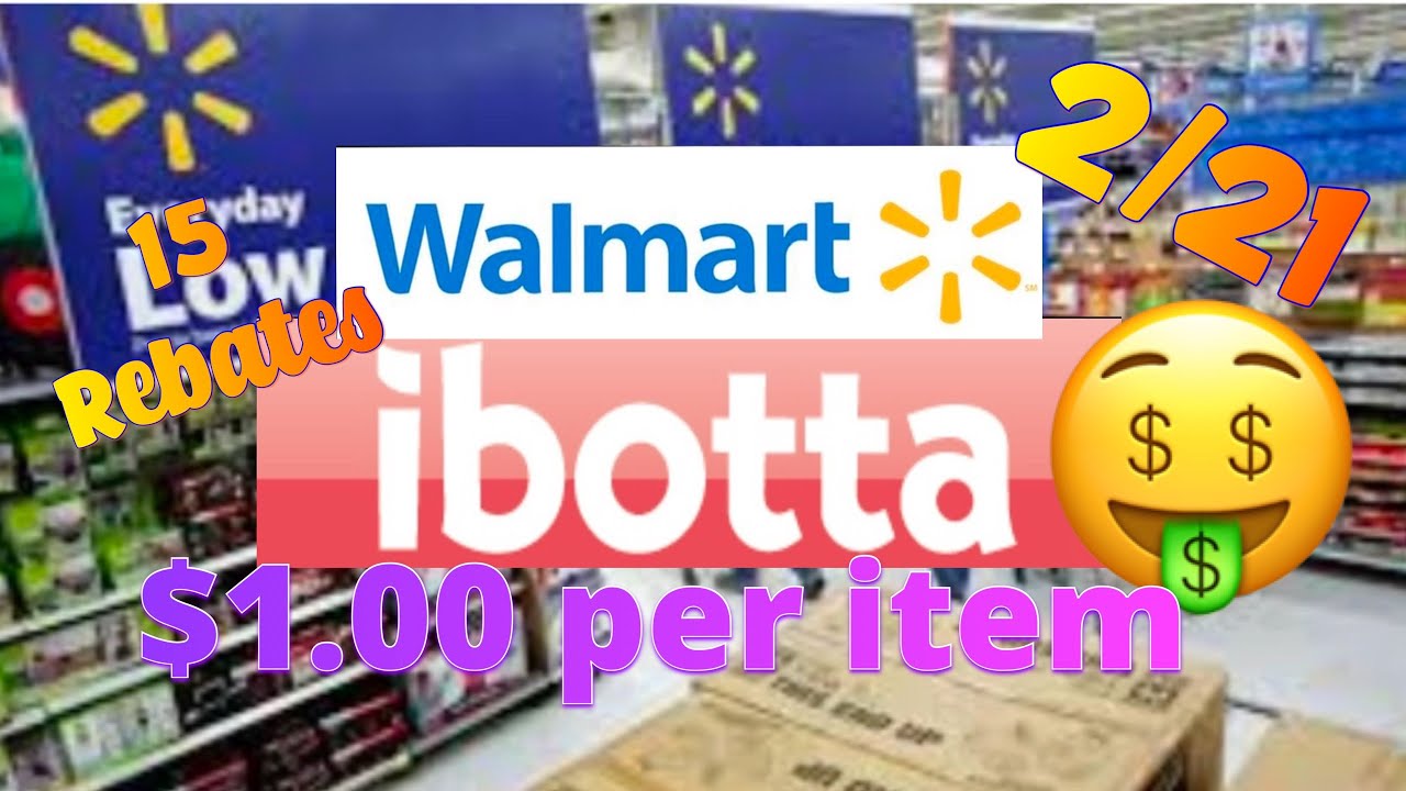 🤑WALMART IBOTTA HAUL 2/21/25 Matchups Ibotta Deals ways to save Walmart ...