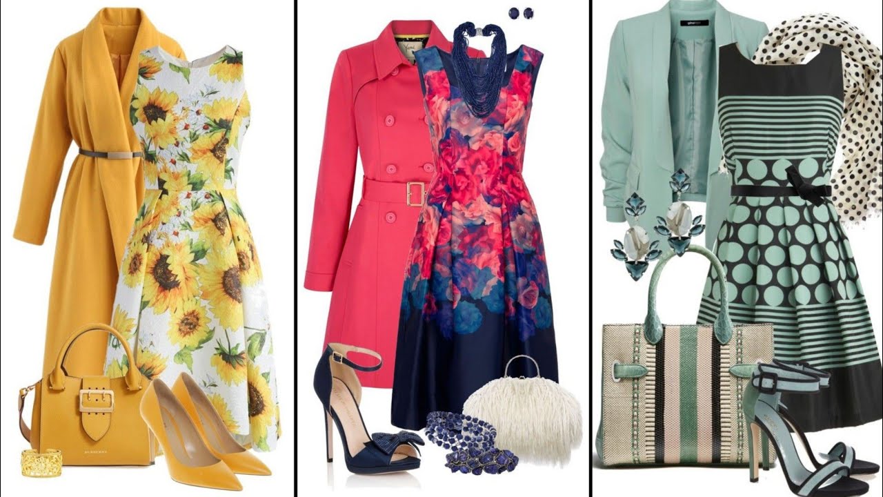 gorgeous and beautiful stylish floral print scatter dresses design with ...